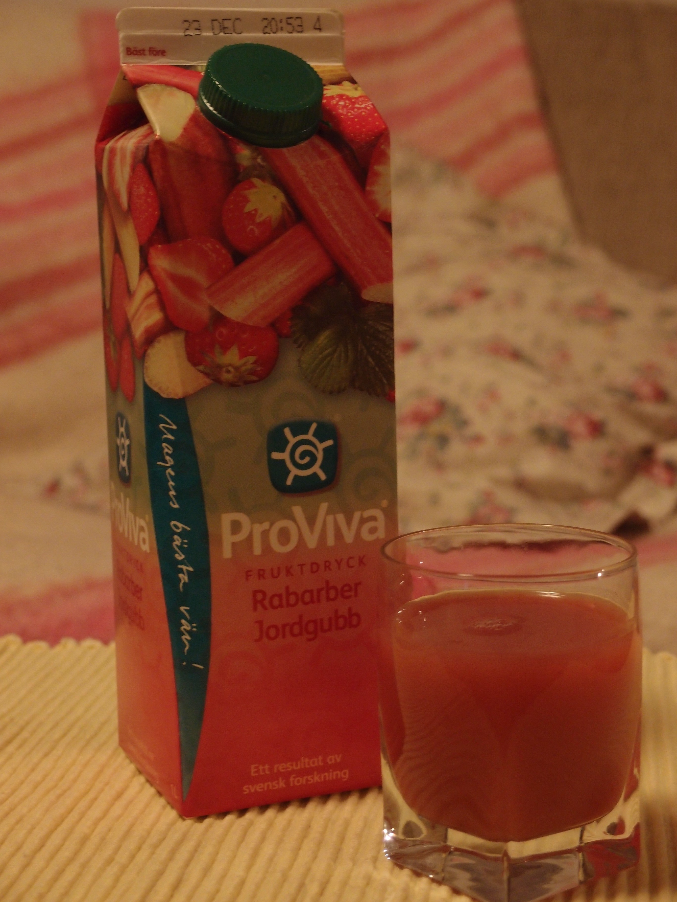 Proviva Rabarber Jordgubb | en smaksak