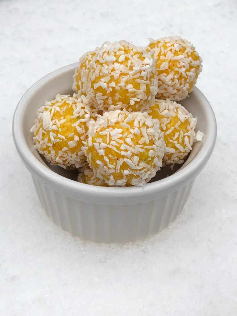 Kokos- och saffransbollar | en smaksak